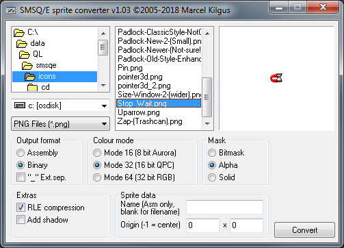 Sprite converter | Kilgus.net